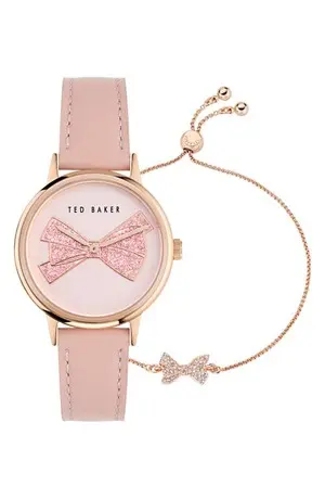 Ted Baker London Phylipa Watch & Bracelet Set - Pink