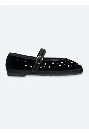Sea Pearl Mary Jane Flats