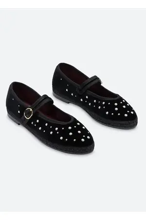 Sea Pearl Mary Jane Flats