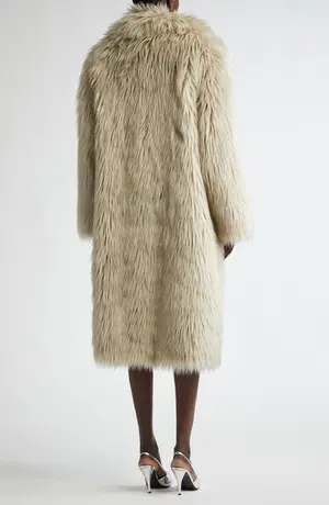 St. John Faux Fur Coat