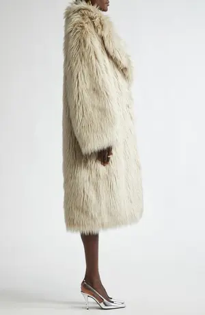 St. John Faux Fur Coat