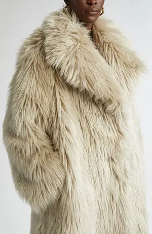 St. John Faux Fur Coat