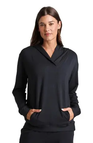 LOSANO Malibu Relaxed Fit Hoodie - Black