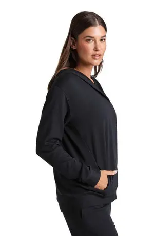 LOSANO Malibu Relaxed Fit Hoodie - Black