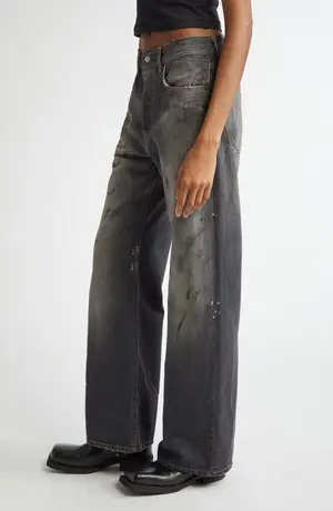 Acne Studios 2021 Trafa Paint Splatter Jeans