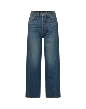 Veronica Beard Ryder Barrel Jeans - Equinox Blue