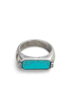 DEGS & SAL Recycled Sterling Silver Ring - Turquoise