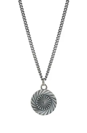 DEGS & SAL Recycled Sterling Pendant Necklace - Silver