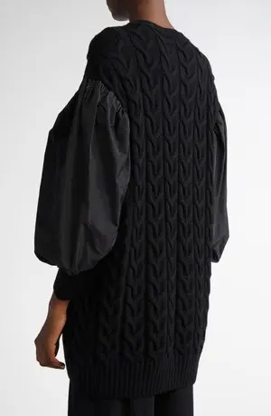 Max Mara Ancella Mixed Media Sweater