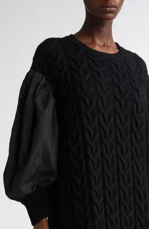 Max Mara Ancella Mixed Media Sweater