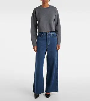 FRAME Le Low Baggy Wide-leg Jeans