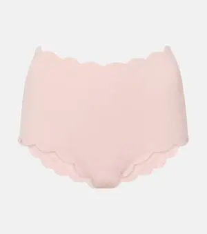 Marysia Santa Monica Scalloped Bikini Bottom - Pink