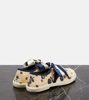 Valentino Garavani Bay Bay Printed Canvas Sneakers