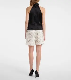 Nina Ricci Satin Halter Top