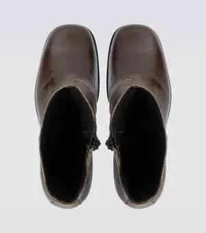 Our Legacy Camion Leather Ankle Boots - Brown