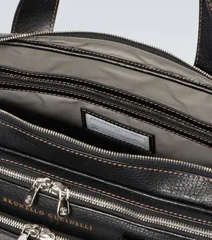 Brunello Cucinelli Leather Briefcase - Black