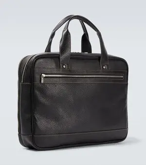 Brunello Cucinelli Leather Briefcase - Black
