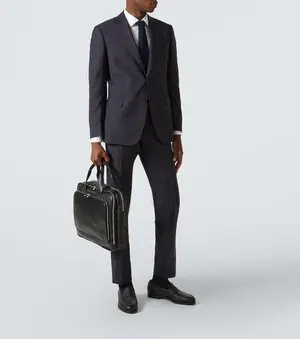 Brunello Cucinelli Leather Briefcase - Black
