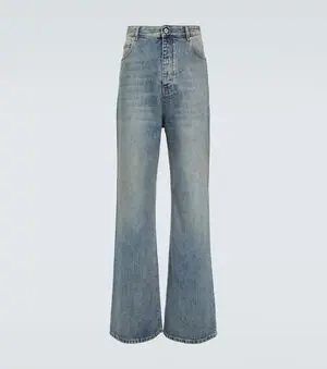 Loewe Faded Wide-leg Jeans