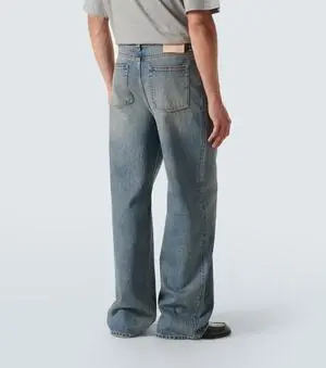 Loewe Faded Wide-leg Jeans