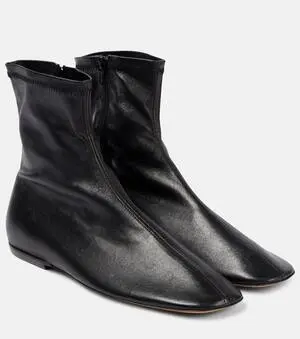 Dries Van Noten Glove Leather Ankle Boots