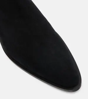 A.emery Hudson Suede Ankle Boots - Black