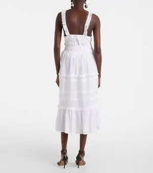 MARANT ETOILE Diya Maxi Skirt - White