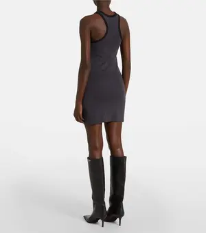 COURREGES Ribbed Mini Dress