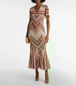 Missoni Zigzag Lamé Maxi Dress