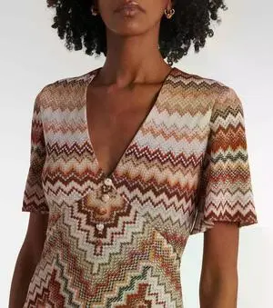 Missoni Zigzag Lamé Maxi Dress