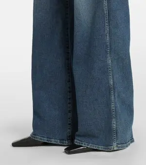 7 For All Mankind Luxe Vintage High-rise Wide-leg Jeans