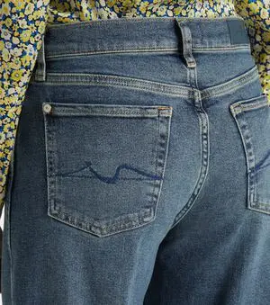 7 For All Mankind Luxe Vintage High-rise Wide-leg Jeans