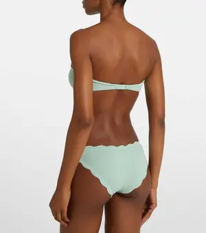 Marysia Antibes Bandeau Bikini Top - Green