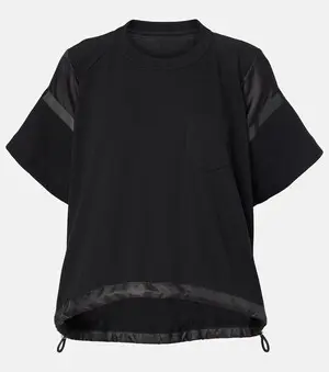 Sacai Drop Shoulder T-shirts For Women