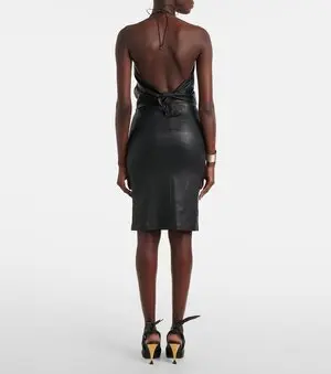 Stouls Rosie Halterneck Leather Top