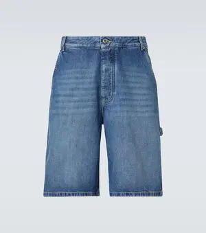Bottega Veneta High-rise Bermuda Denim Shorts