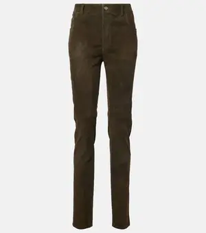 Chloé Suede Slim Pants