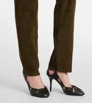 Chloé Suede Slim Pants