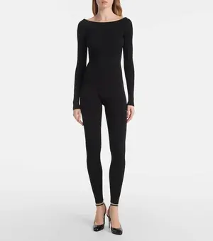 Alaïa Off-shoulder Catsuit