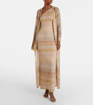 Missoni Zigzag Lamé Cardigan - Multicoloured