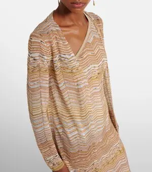 Missoni Zigzag Lamé Cardigan - Multicoloured