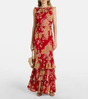 Rixo Rio Floral Gown