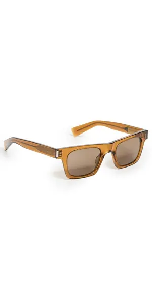 Saint Laurent Sl 719 Sunglasses - Brown-brown-brown