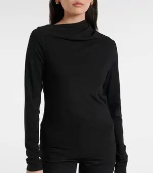 TOTEME Draped Jersey Top