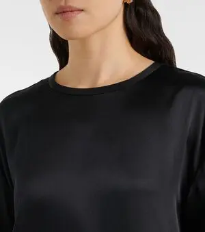 LISA YANG Silk Top - Blue
