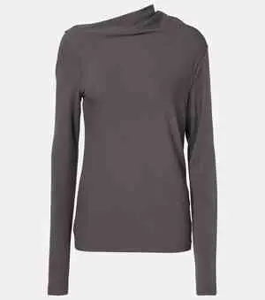 TOTEME Draped Jersey Top