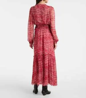 MARANT ETOILE Amara Chiffon Maxi Dress