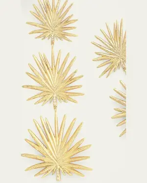ANABEL ARAM JEWELRY Triple Fan Palm Dangle Earrings