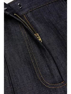 Adam Lippes High-rise Straight-leg Jeans