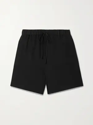 NILI LOTAN Frances Silk-crepe Shorts
